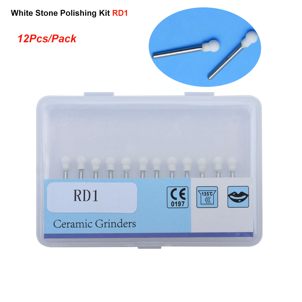 1Pack Dental Orthodontic White Stone Polishing Kits RD1
