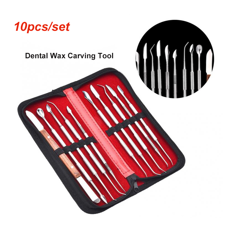 10 Pcs/set Dental Tools Dentist Lab Equipment Device Instrument Teeth ...