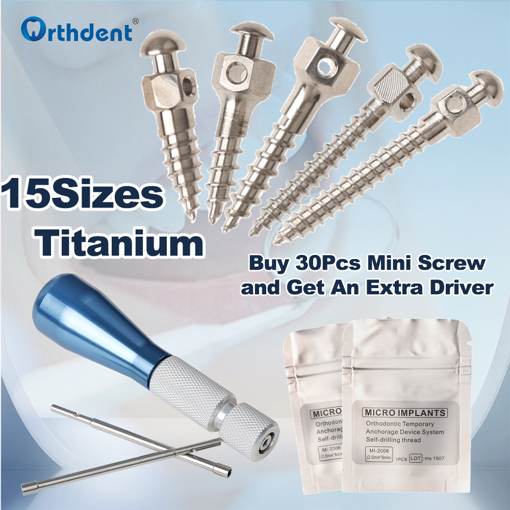 1Pcs Dental Orthodontic Self-Drilling Thread Micro Implants Screw ...