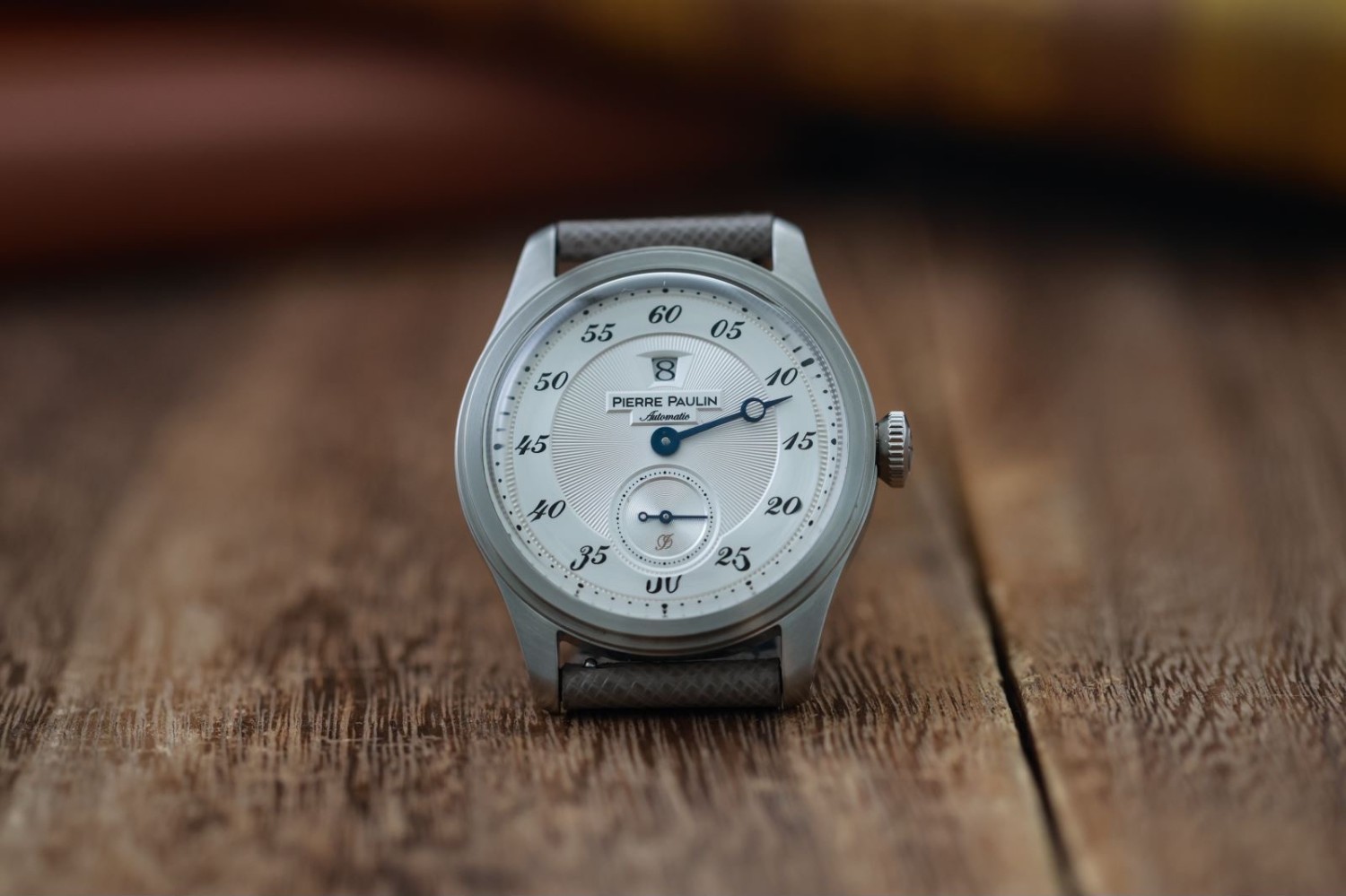 Copy NEW Pierre Paulin Jumping Hour Automatic Seagull St17 mechanical watch steel watch Vintage ...