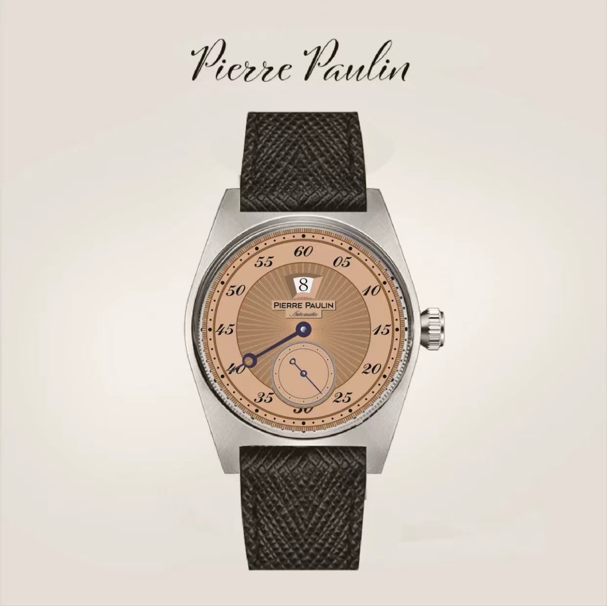 NEW Pierre Paulin Jumping Hour Automatic Seagull St17 mechanical watch ...