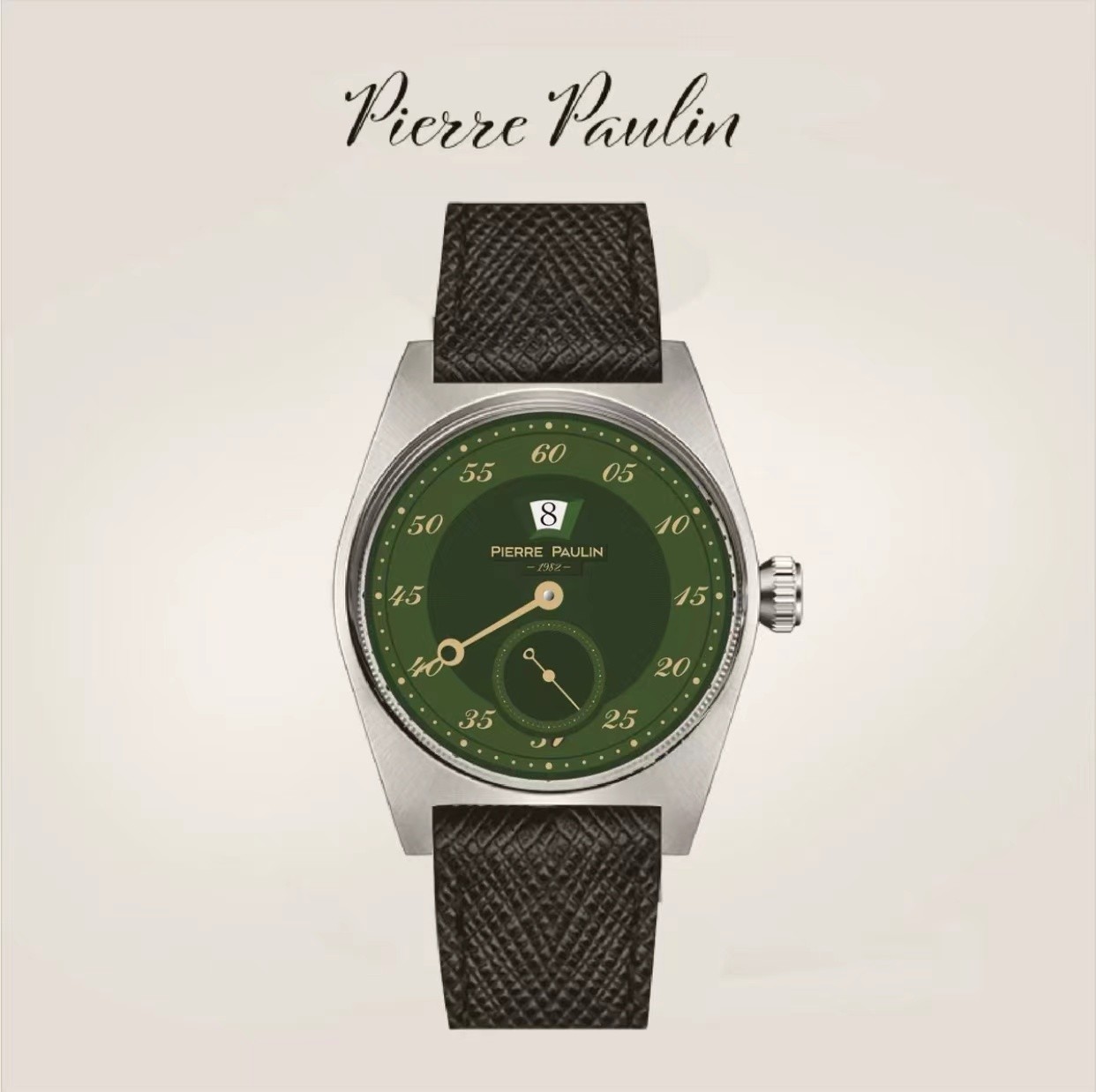 NEW Pierre Paulin Jumping Hour Automatic Seagull St17 mechanical watch steel watch Vintage Date ...