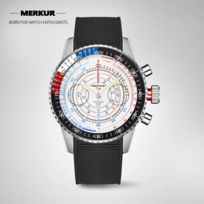 New MERKUR Skull Chronograph New MERKUR Sport Panda Chronograph ...