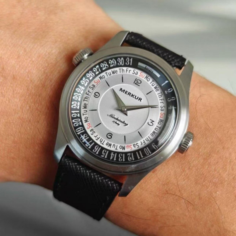 NEW Pierre Paulin Dual Crown World Time Enamel Dial casual manual ...