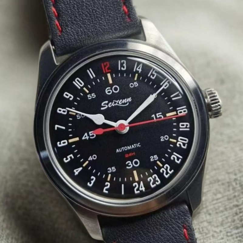 Fanzhi 24-hour automatic mechanical retro luminous mechanical watch