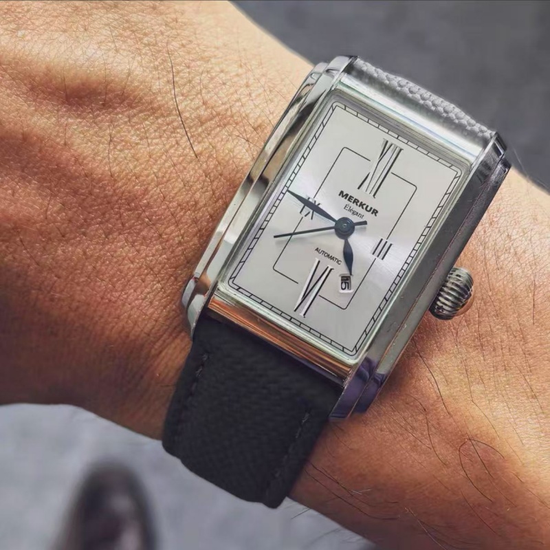 Square watch sapphire formal automatic mechanical movement