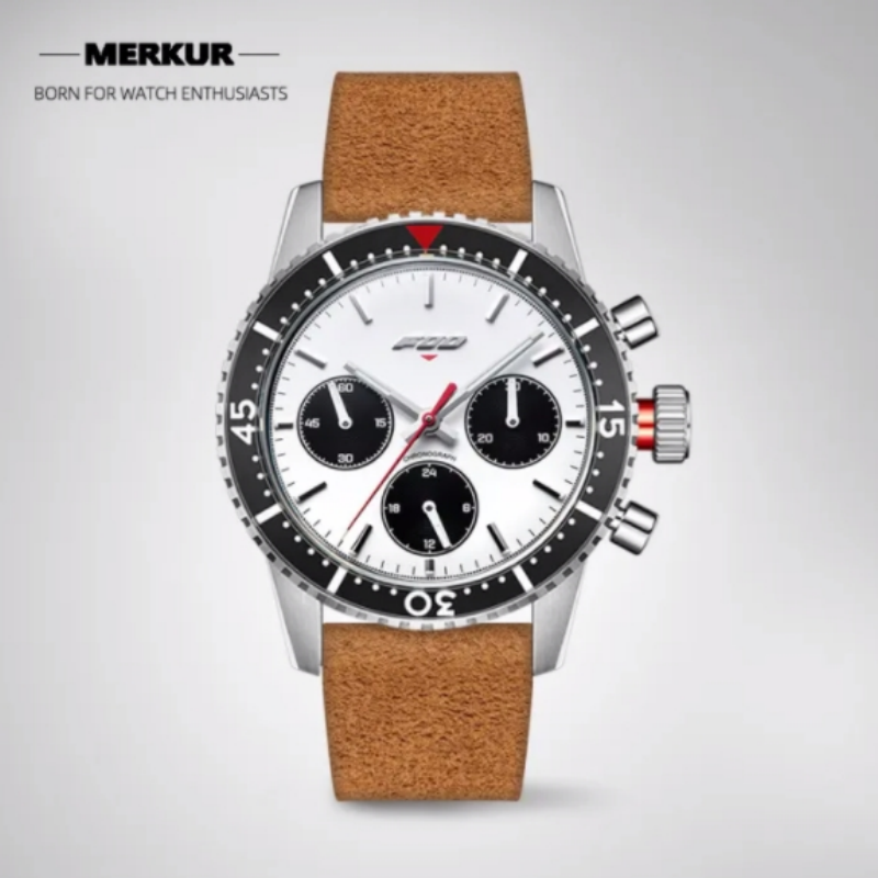 New FOD Mechanical Handwind Luminous Waterproof 30M Manual Panda ...