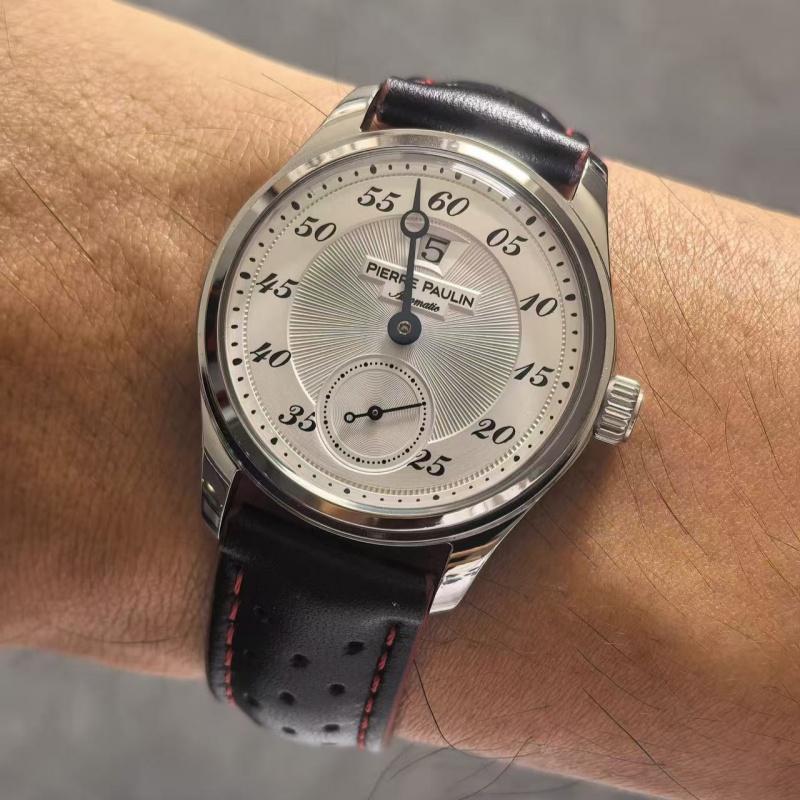 NEW Pierre Paulin Jumping Hour Automatic Seagull St17 mechanical watch ...
