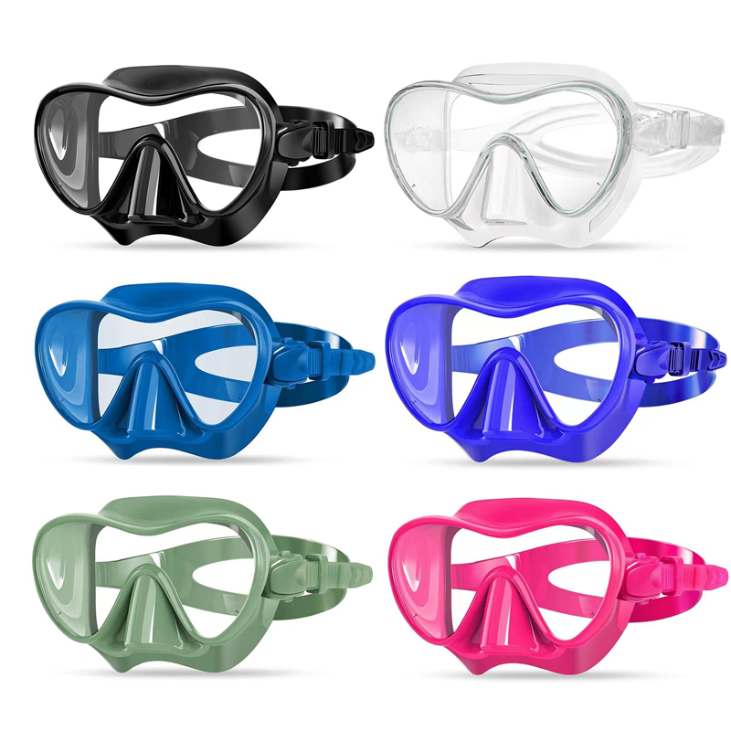 Frameless Low Volume Freediving Mask