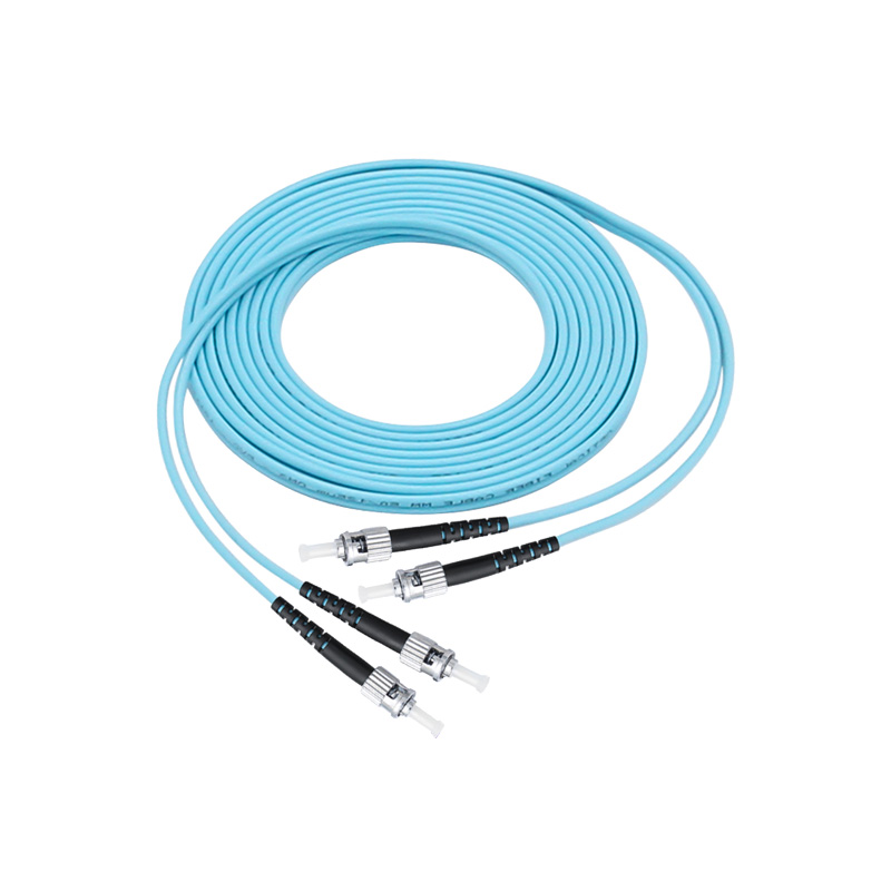 Fiber optic patch cord ST-ST 10G OM3 multi mode 2 cores 1-150M customizable