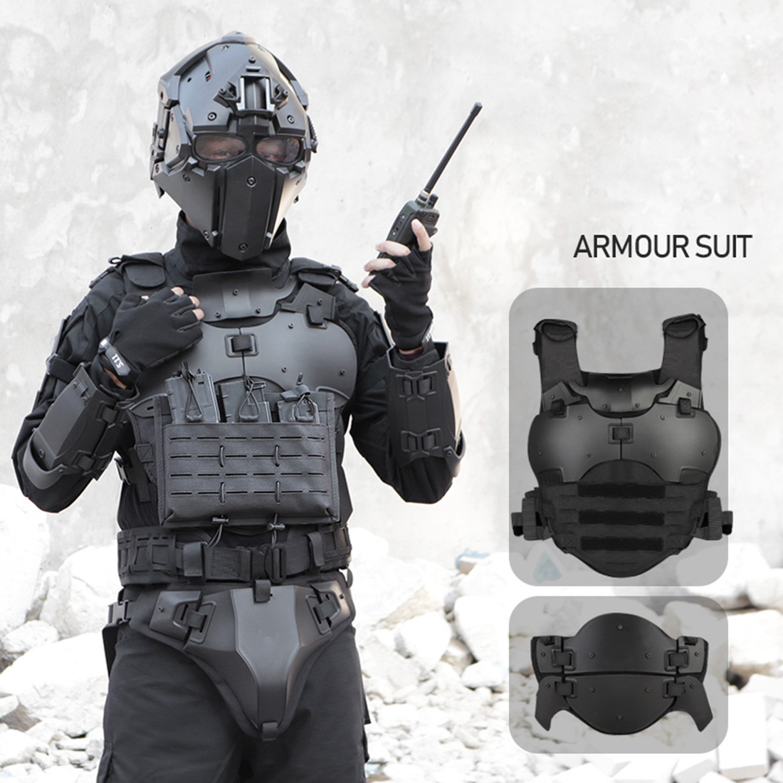 US$ 139.99 - WST Outdoor Multi-function Tactical Armor Set Adjustable ...