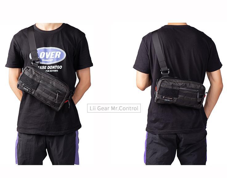 Lii Gear Mr. Control Universal Single Shoulder Bag Tactical Chest Bag ...