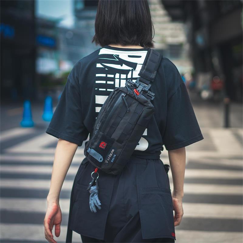 Lii Gear Mr. Control Universal Single Shoulder Bag Tactical Chest Bag ...