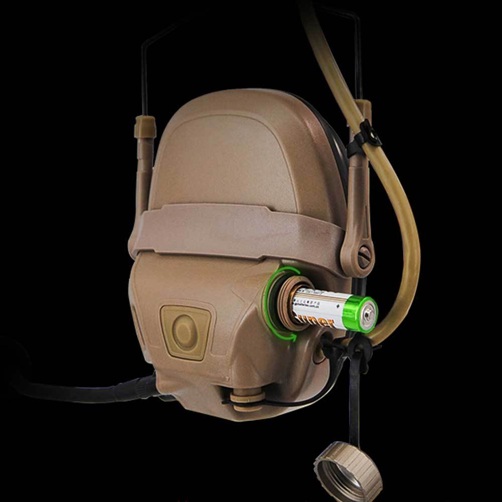 FCS AMP Dual Channel Pickup Noise Reduction Headphone Tactical ...