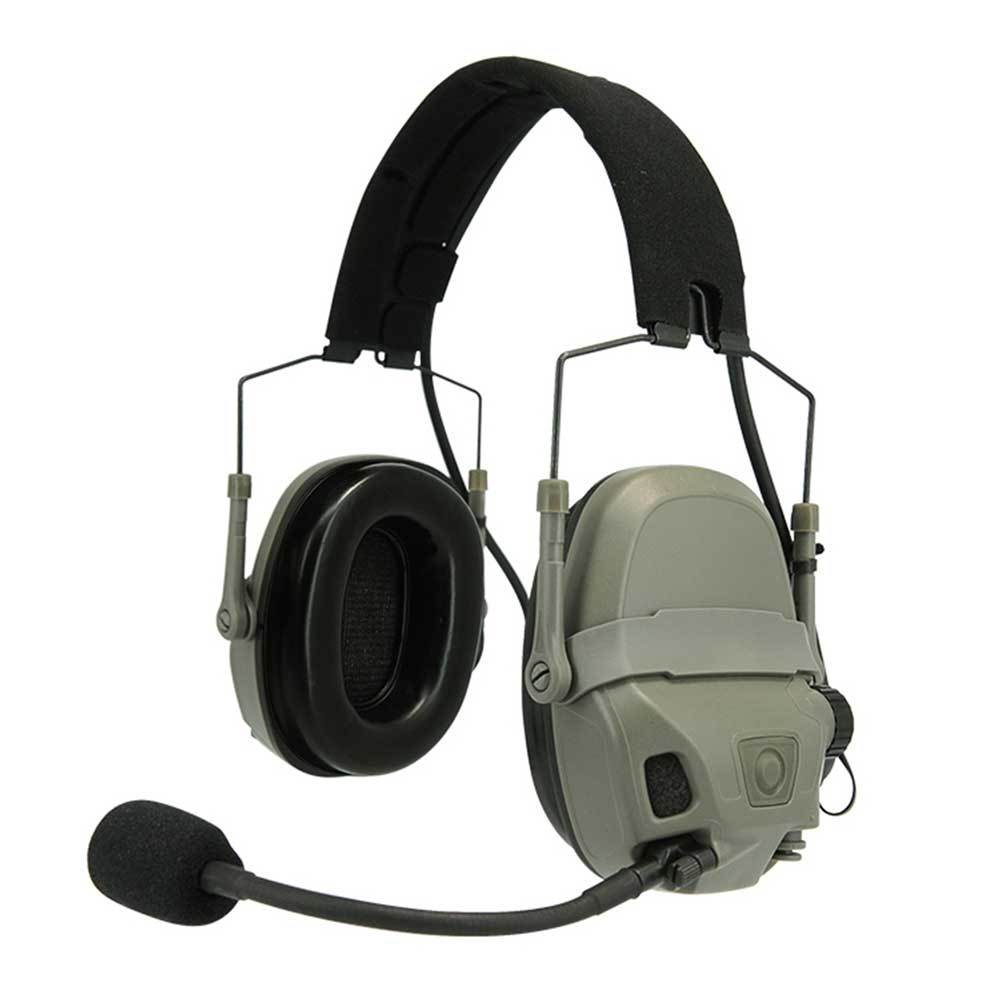 FCS AMP Dual Channel Pickup Noise Reduction Headphone Tactical ...