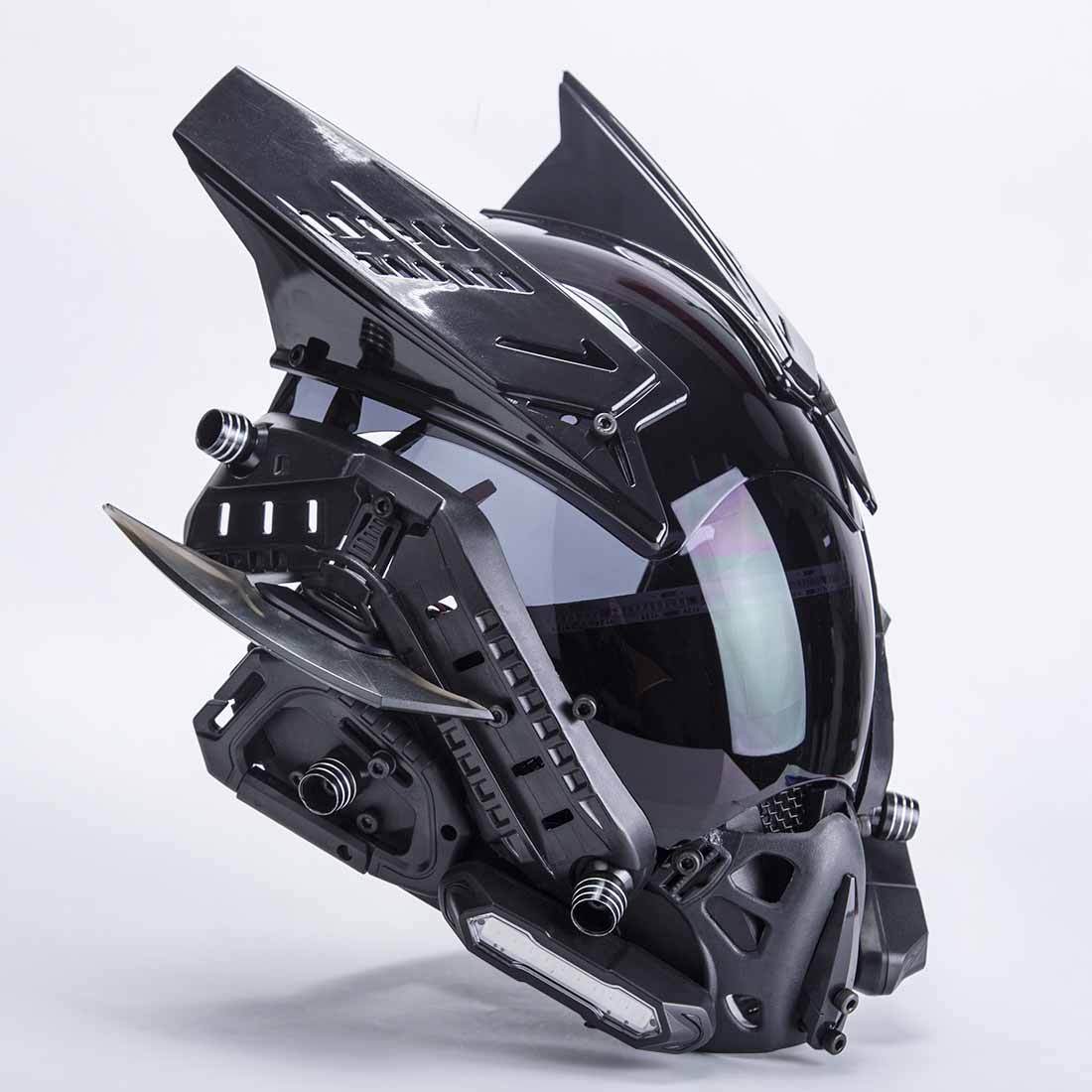TacticalXmen Cyberpunk Helmet Mask Cyberpunk Cosplay Helmet Samurai ...