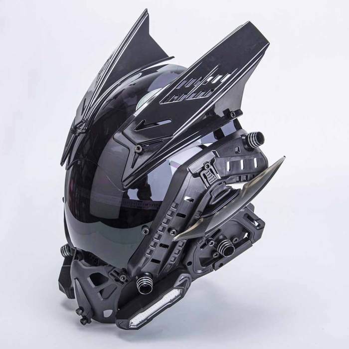 TacticalXmen Cyberpunk Helmet Mask Cyberpunk Cosplay Helmet Samurai ...