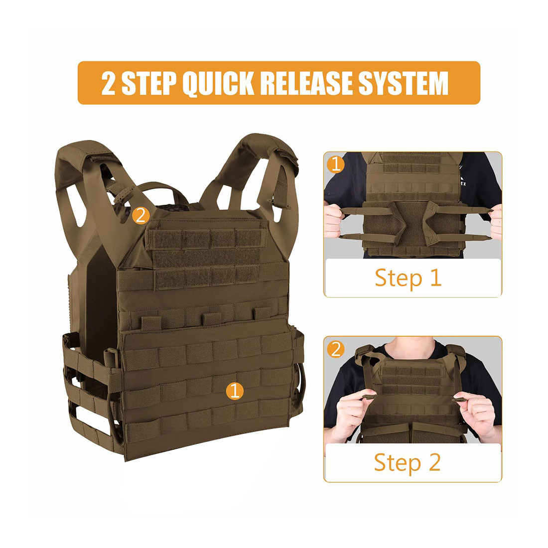Lightweight Military Armor Tactical Vest-TacticalXmen