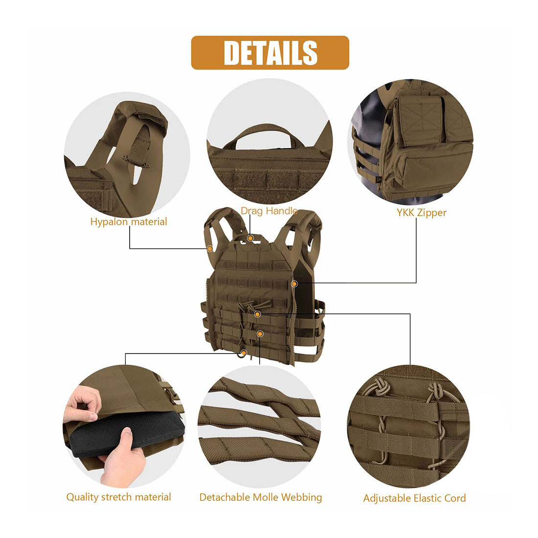 Lightweight Military Armor Tactical Vest-TacticalXmen