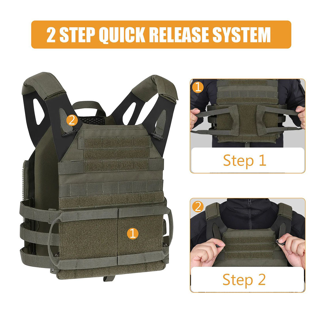 Lightweight Military Armor Tactical Vest-TacticalXmen