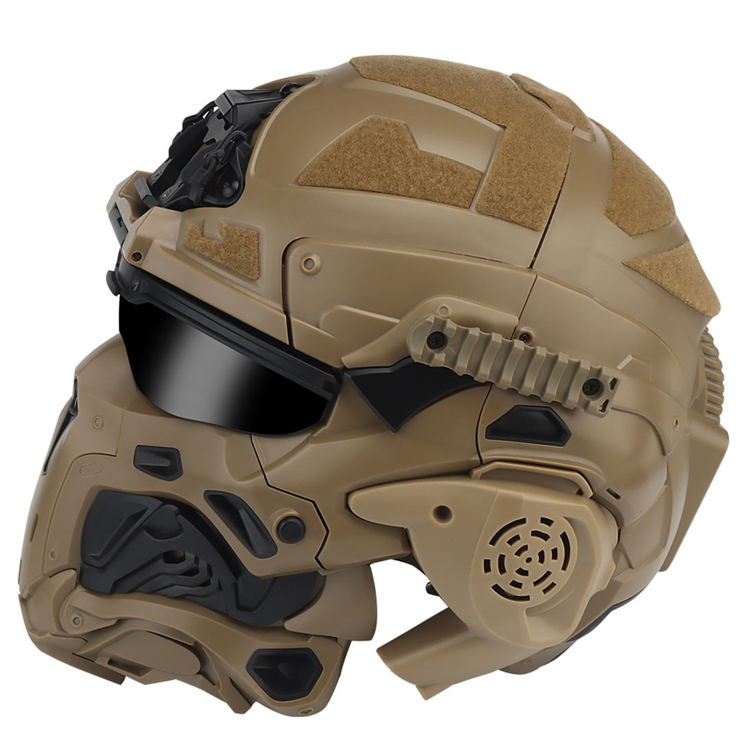 HL-98 Tactical Helmet with Built-in Communication Earphone-TacticalXmen