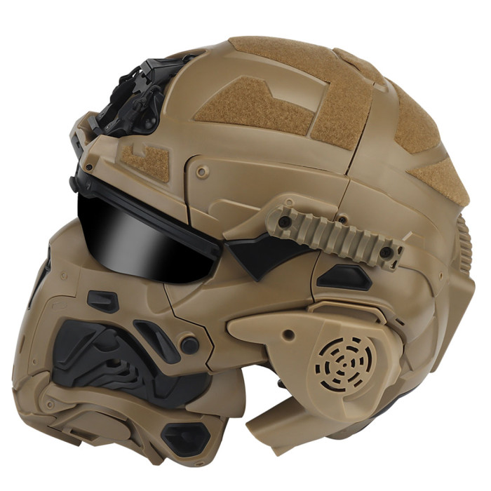 HL-98 Tactical Helmet with Built-in Communication Earphone-TacticalXmen