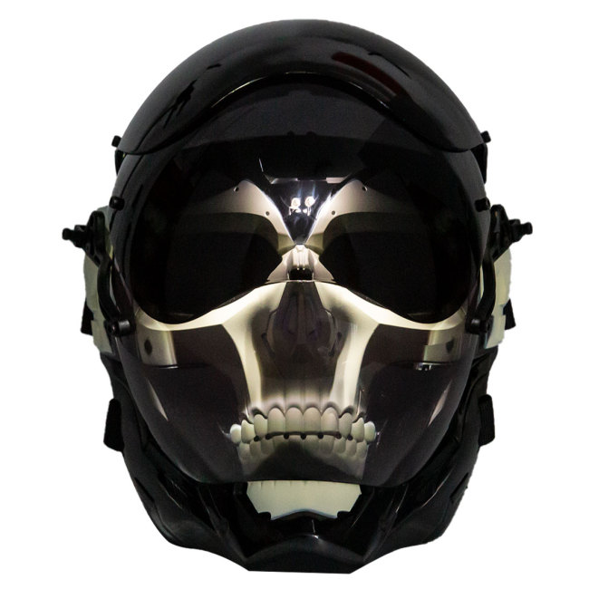 Cyberpunk Helmet Mask Cyberpunk Futuristic Punk Mecha Skull Head Mask ...