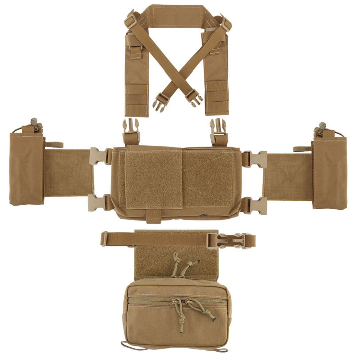 Tactical Multi-functional Expandable Chest Rig with Quick Detach System ...