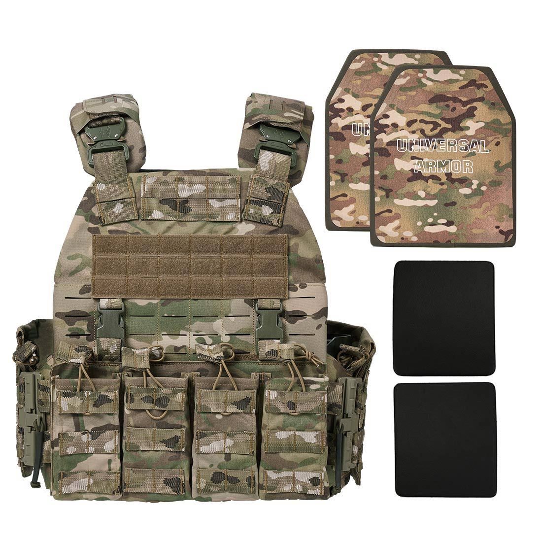 Level III Oversized Enhanced Rifle Rated Body Armor With Hellcat Plate ...