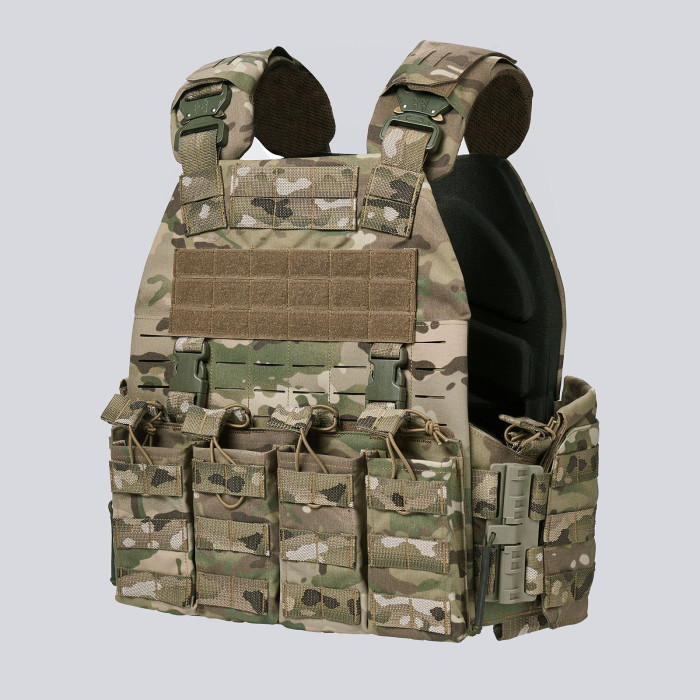 Level III Oversized Enhanced Rifle Rated Body Armor With Hellcat Plate ...
