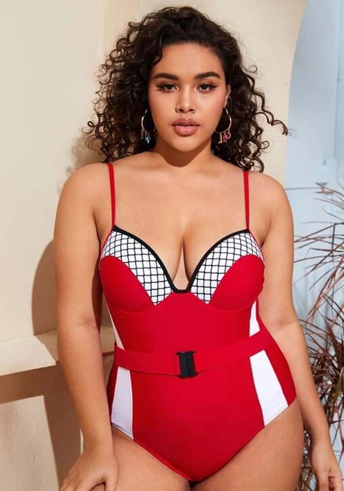 Plus Size Underwire One Piece Swimsuit Wholesale Plus Size Swimwear