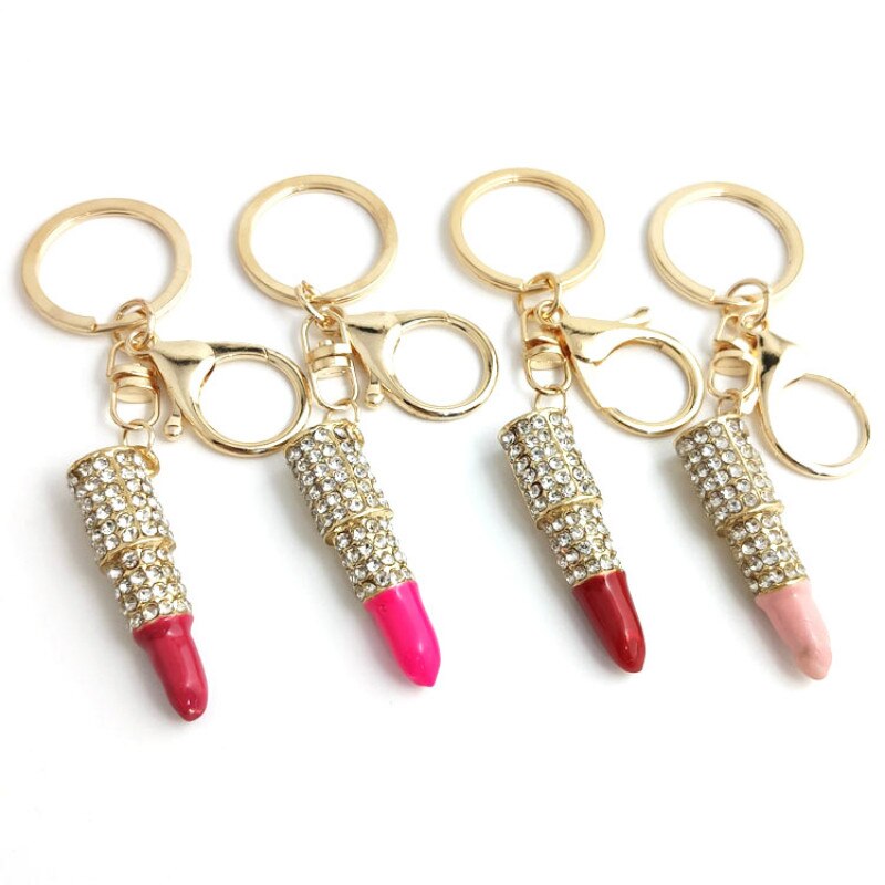 Fashion Parts Metal Lipstick Lipstick Key Chain Bag Automobile Hanging ...