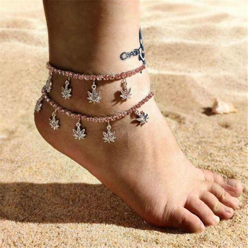 New Anklets Fashionable diamond-encrusted anklet