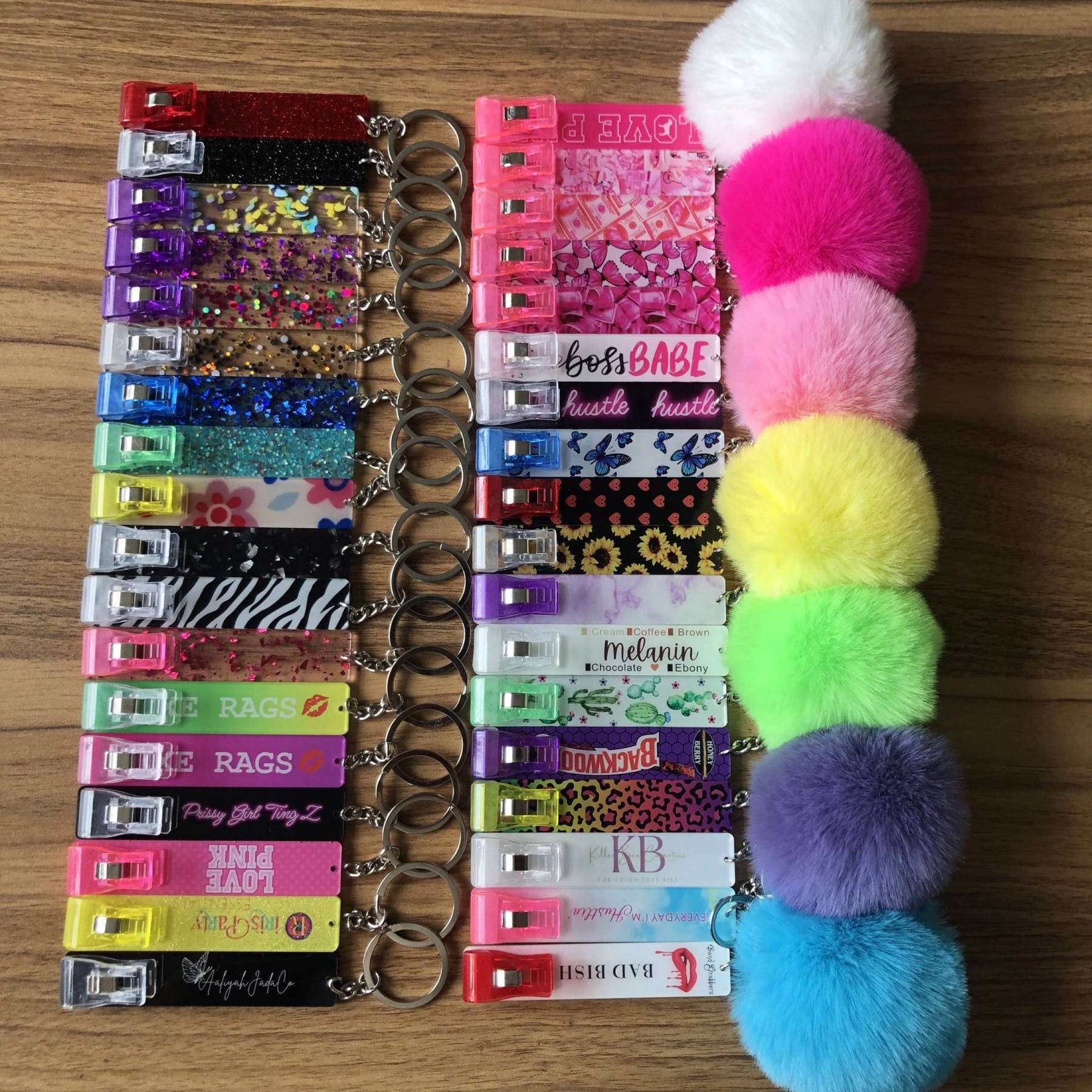 Factory Card Puller ATM Contactless Long Nail Plush Key Chains Credit ...