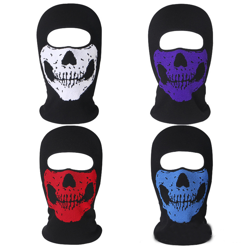 Wholesale Full Face Masks Skull One Hole Ski Mask Balaclava Knit with ...