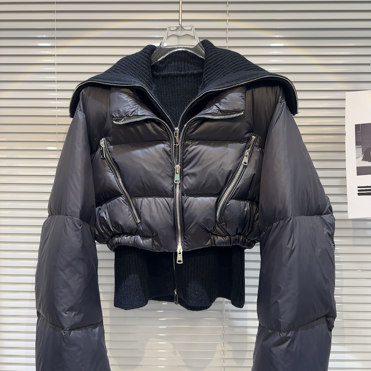 Internet celebrity's new winter explosive street style navy collar ...