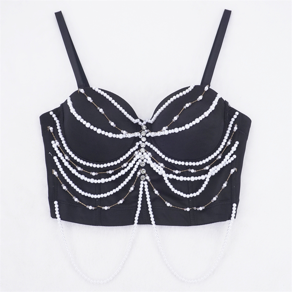 Pearl Chain Fishbone Chest