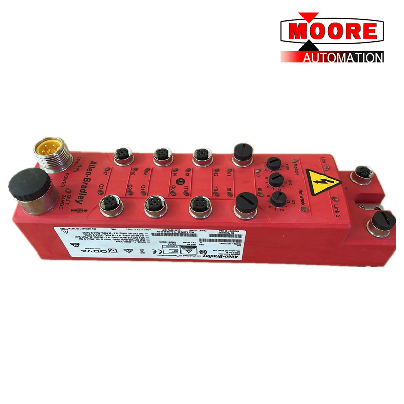 Allen Bradley Rockwell 1732ES-IB12XOBV2 Ethernet/IP Safety ArmorBlock ...