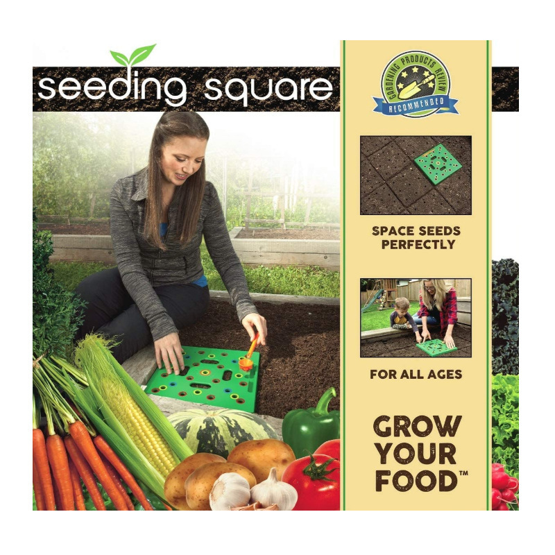 Seeding Square: A Seed-Sowing Template – Grow Perfectly Spaced ...