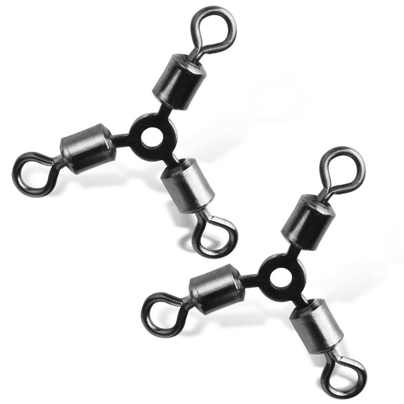 3 Way Fishing swivels O shape rolling swivels,Rated 14 LB to 84 LB