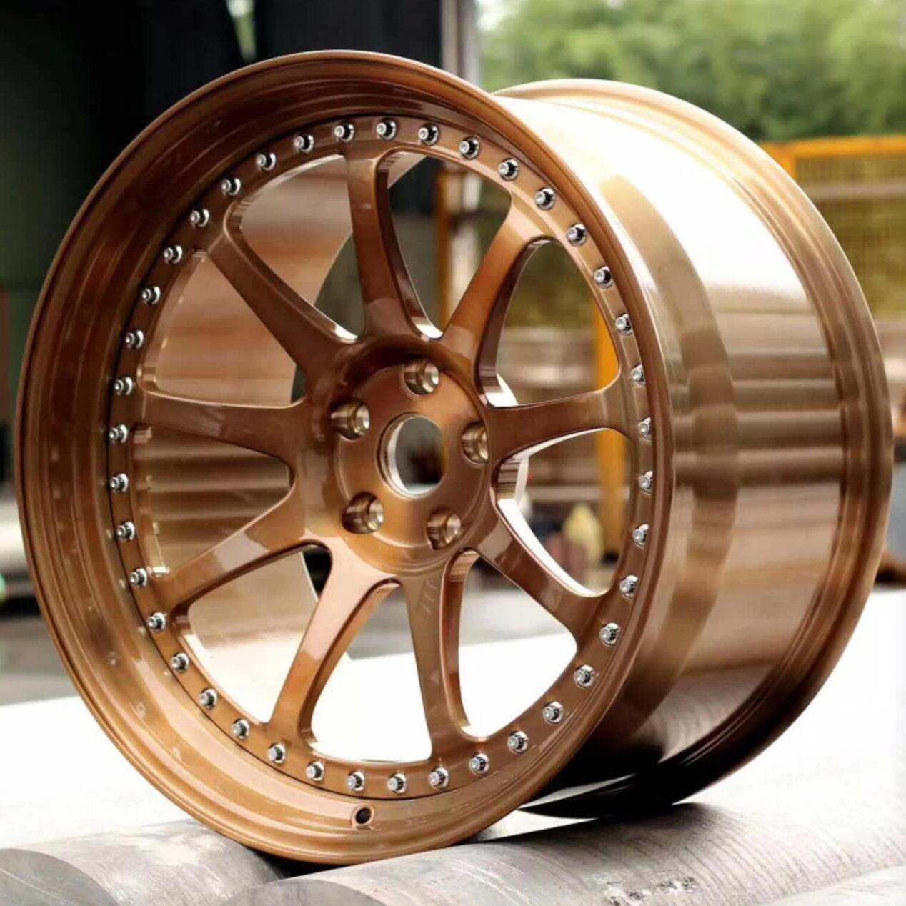 Replica ENKEI Cheap Custom Forged 3-piece wheel 17 inch rims for Mitsubishi