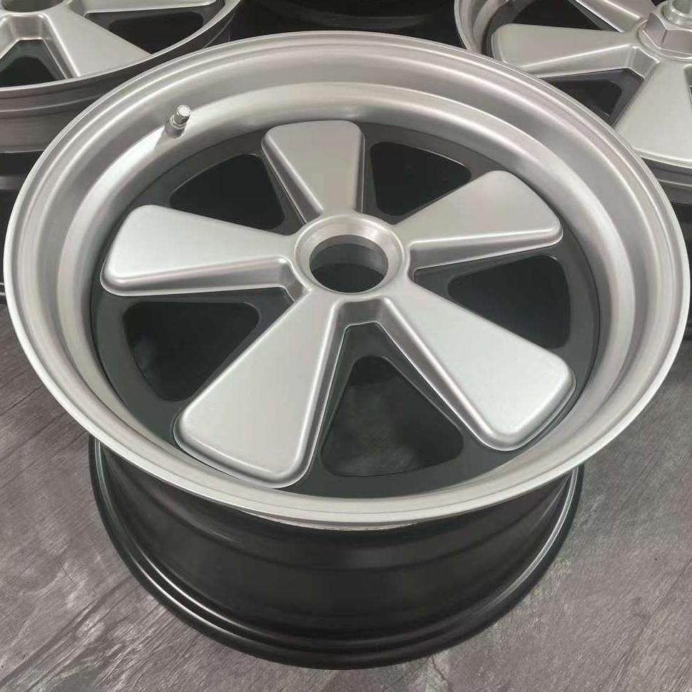 Cheap Replica Porsche Fuchs Old Classic 3-piece Wheel Silver Spoke