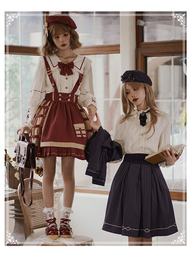 Retro Detective Style Lolita Set ,★Affordable Lolita Skirts☆ - Dresses ...