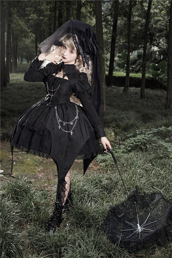 Law of the Night Gothic Lolita Dress One Pieces- My Lolita Dress