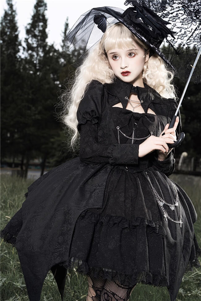 Law of the Night Gothic Lolita Dress One Pieces- My Lolita Dress