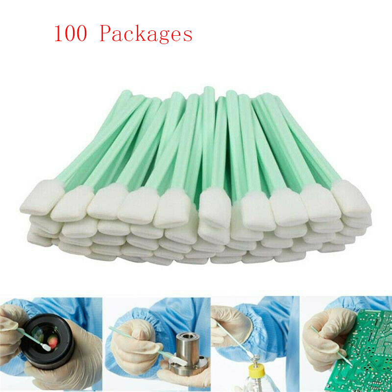 Foam Swab Cleaning Swab Foam Tips Sponge Stick