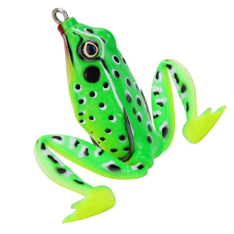 US$ 16.99 - Rubber Frog Fishing Bait-realistic Frog Lure - www.maicei.com