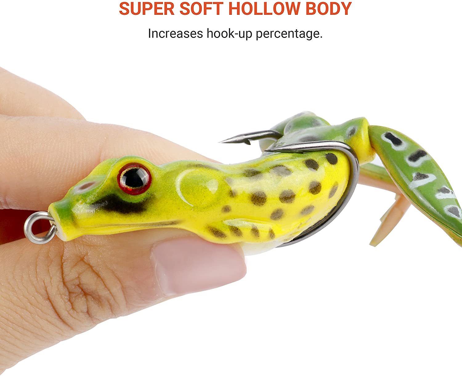 US$ 16.99 - Rubber Frog Fishing Bait-realistic Frog Lure - www.maicei.com