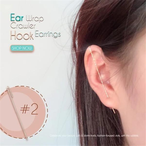 US$ 16.88 - Ear Wrap Crawler Hook Earrings - www.maicei.com