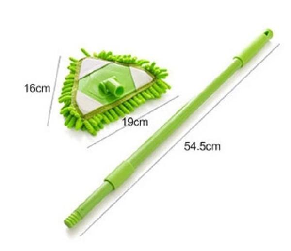 US$ 27.50 - Extendable Triangle Mop,360 Degree Multifunction Microfiber ...